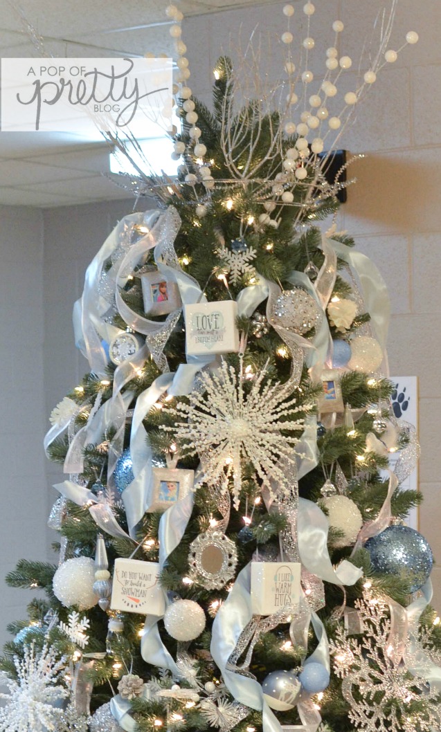 DIY Disney Frozen Tree (On a Budget) - A Pop of Pretty