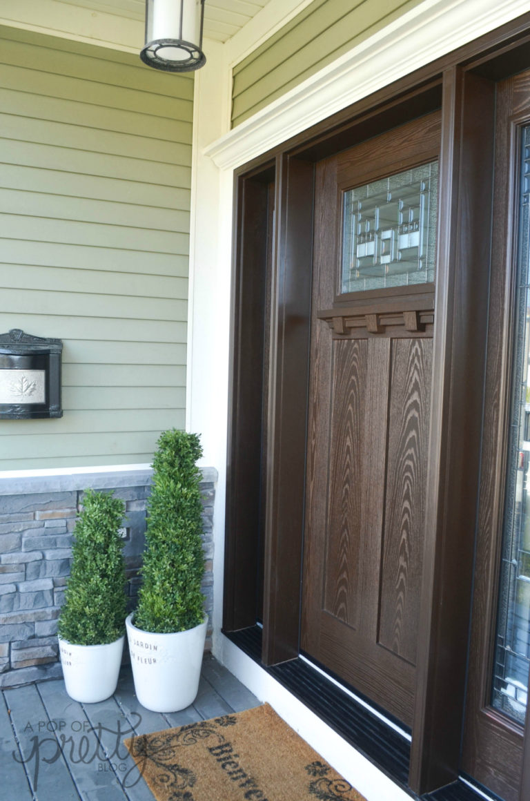 Our New Craftsman Front Door from Masonite - My Dream Door