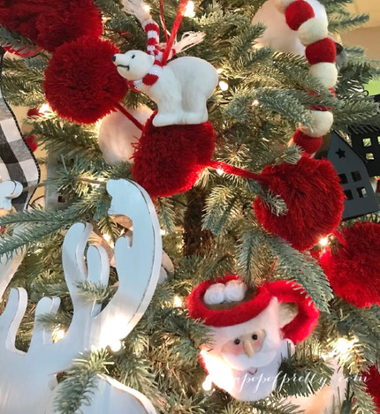 North Pole Themed Christmas Tree: How to Create - A Pop of Pretty