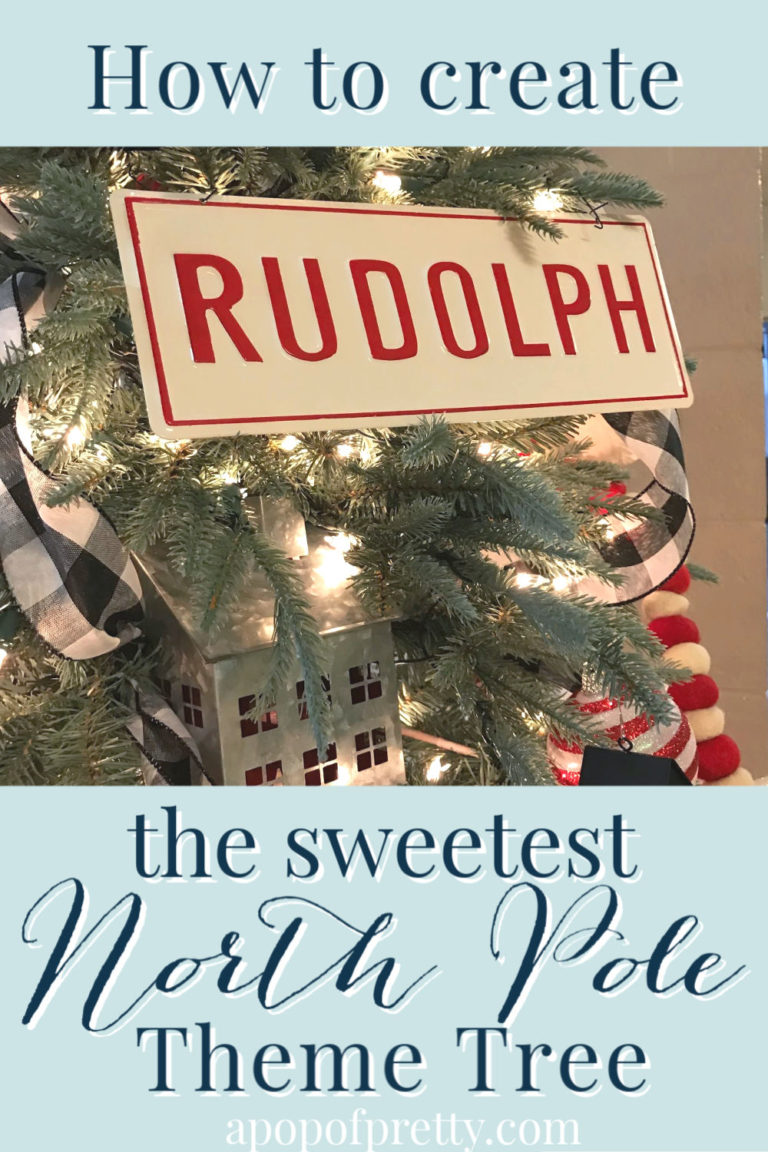 North Pole Themed Christmas Tree: How to Create - A Pop of Pretty