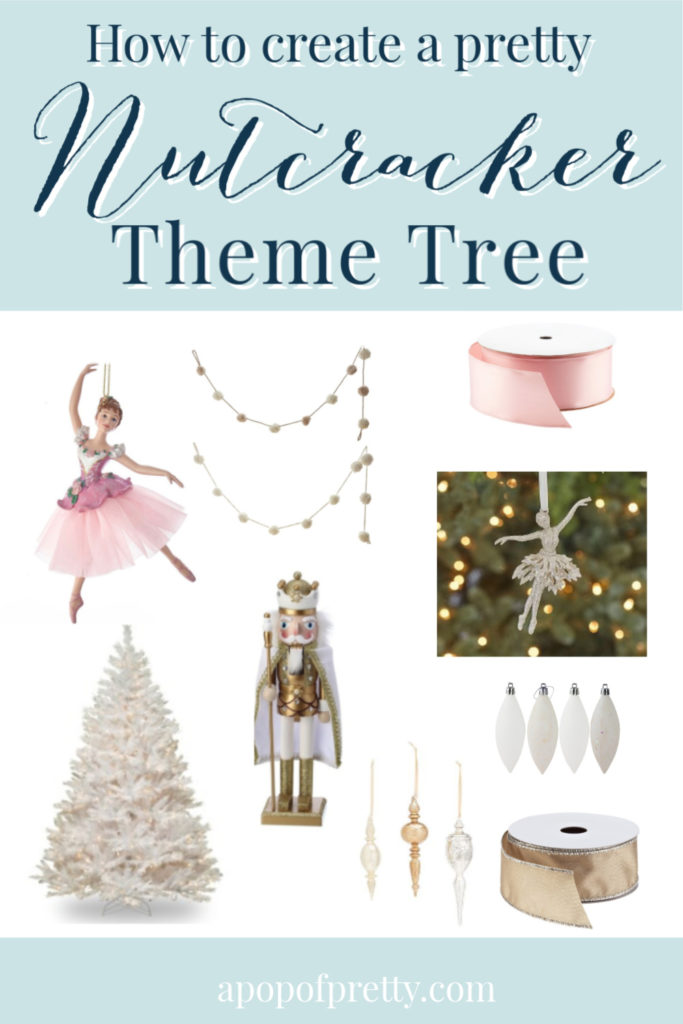 Nutcracker Themed Christmas Tree (Sugar Plum Fairy) - A Pop of Pretty