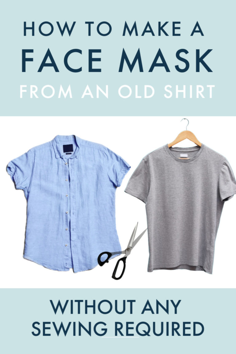 How to Make a No Sew Face Mask (from a Bandana or a Shirt) - A Pop of ...