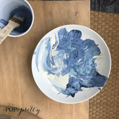 How to Paint Abstract Art (DIY Tutorial) - A Pop of Pretty