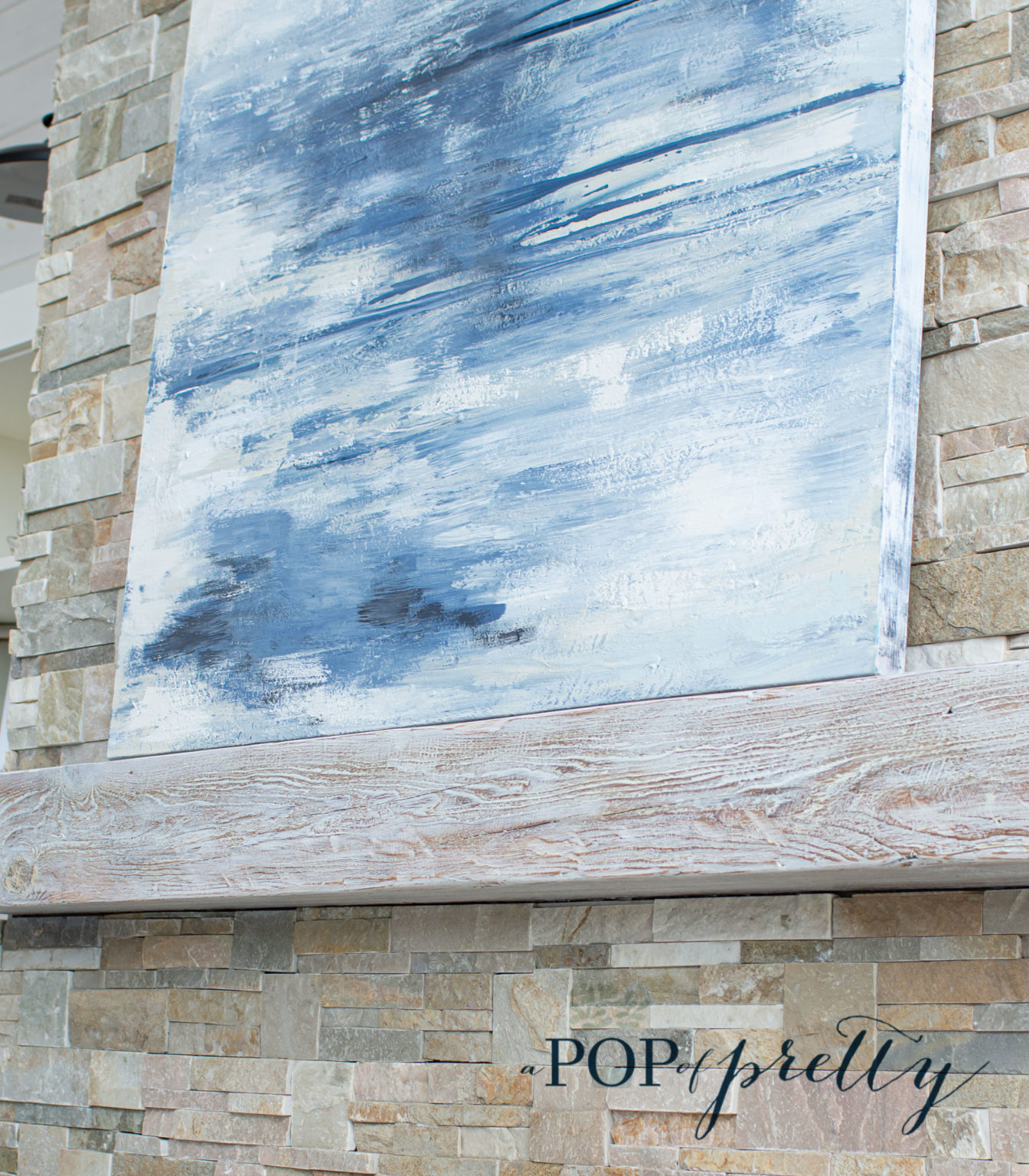 How to Paint Abstract Art (DIY Tutorial) - A Pop of Pretty